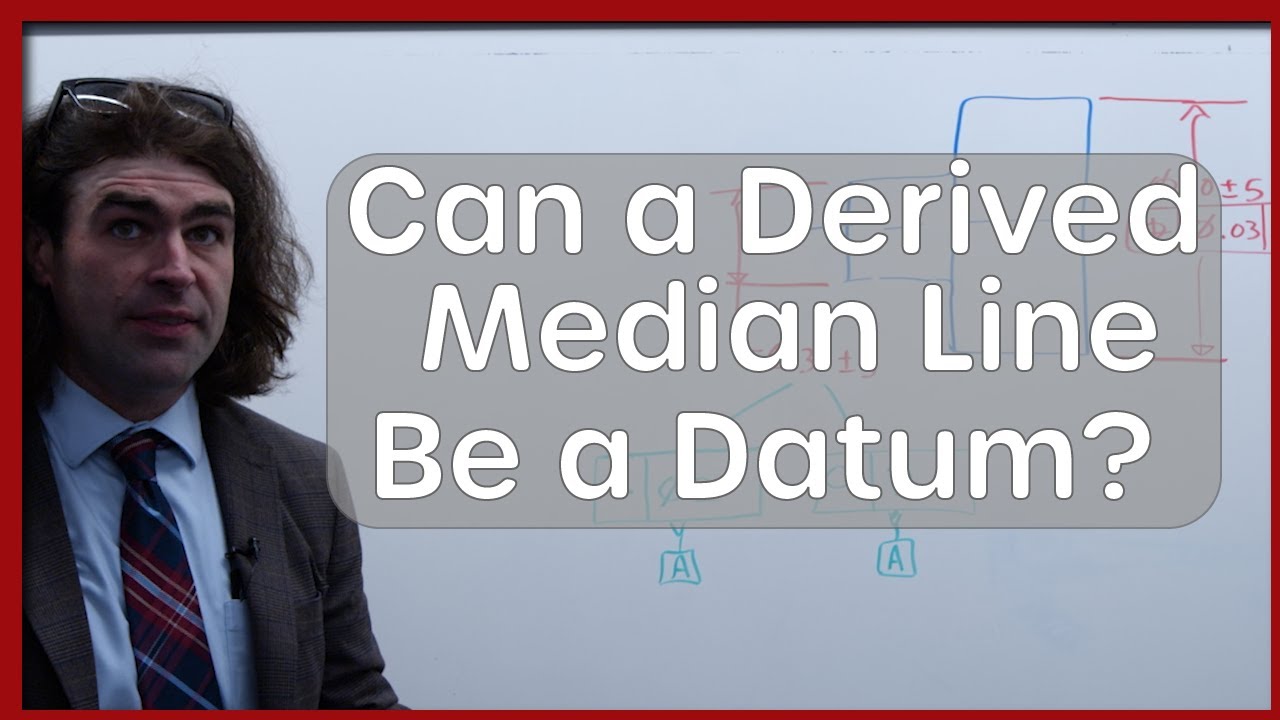 Can a Derived Median Line be a Datum? GD&T - YouTube