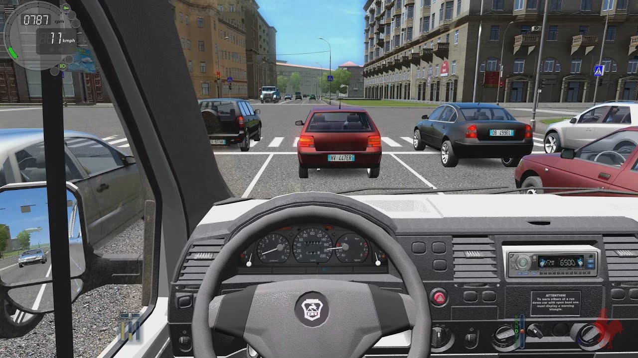 City Car Driving - GAZ-33217 - YouTube