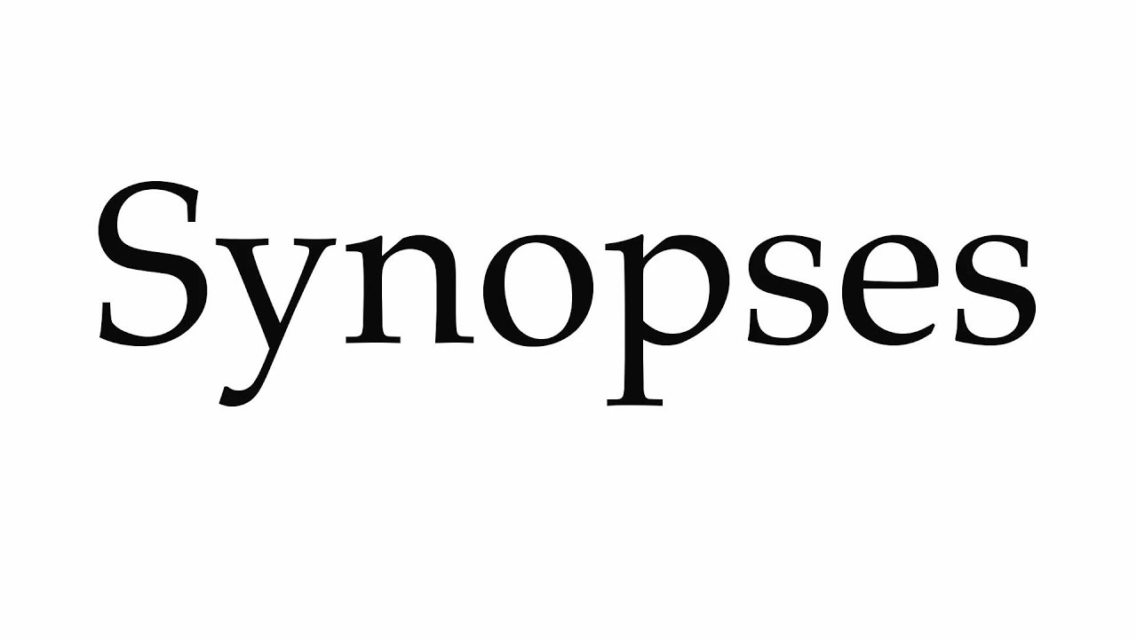 How to Pronounce Synopses - YouTube