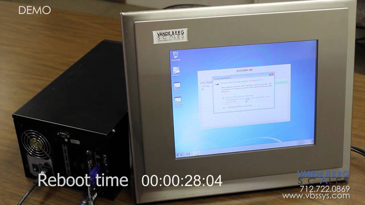 Scale Data System (SDS 5000) with Windows® 7 Embedded - YouTube