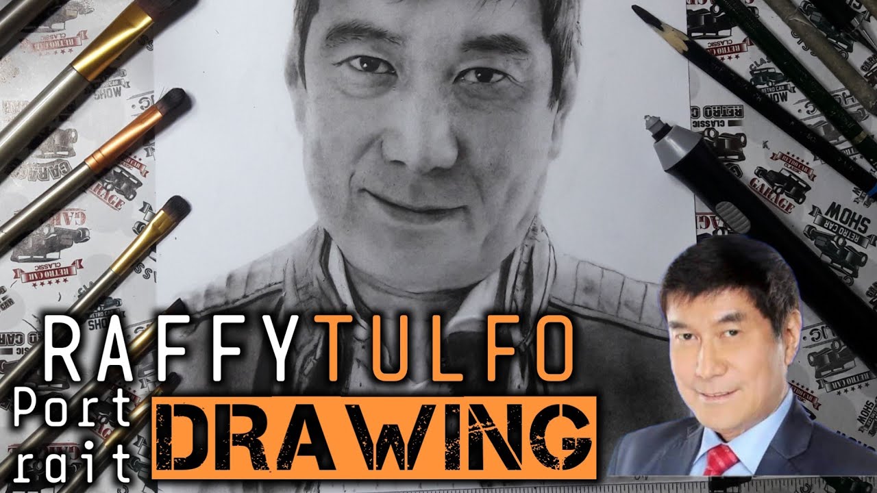 Raffy Tulfo REALISTIC DRAWING | How to draw Portrait - YouTube