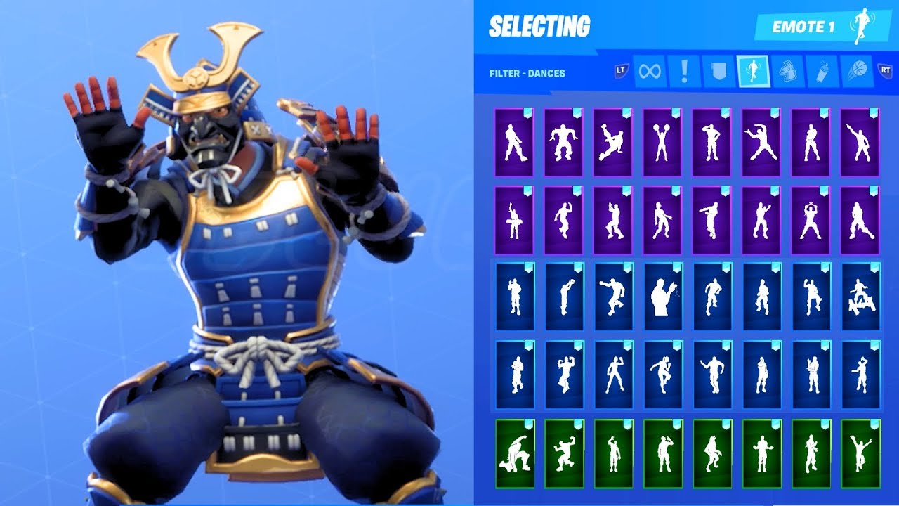 MUSHA SKIN SHOWCASE WITH ALL FORTNITE DANCES & EMOTES - YouTube