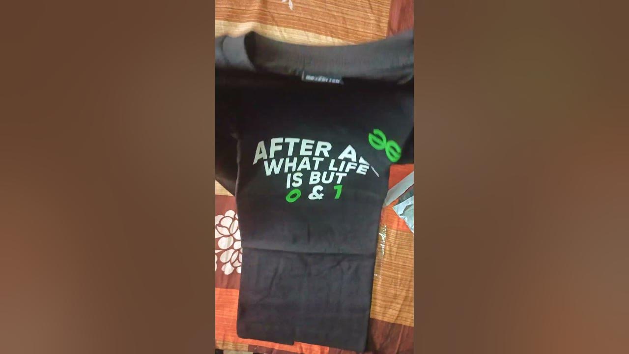 Unboxing Geeks for Geeks Coding Tshirt👕 | GFG Goodies🎁 | Coding Streak ...