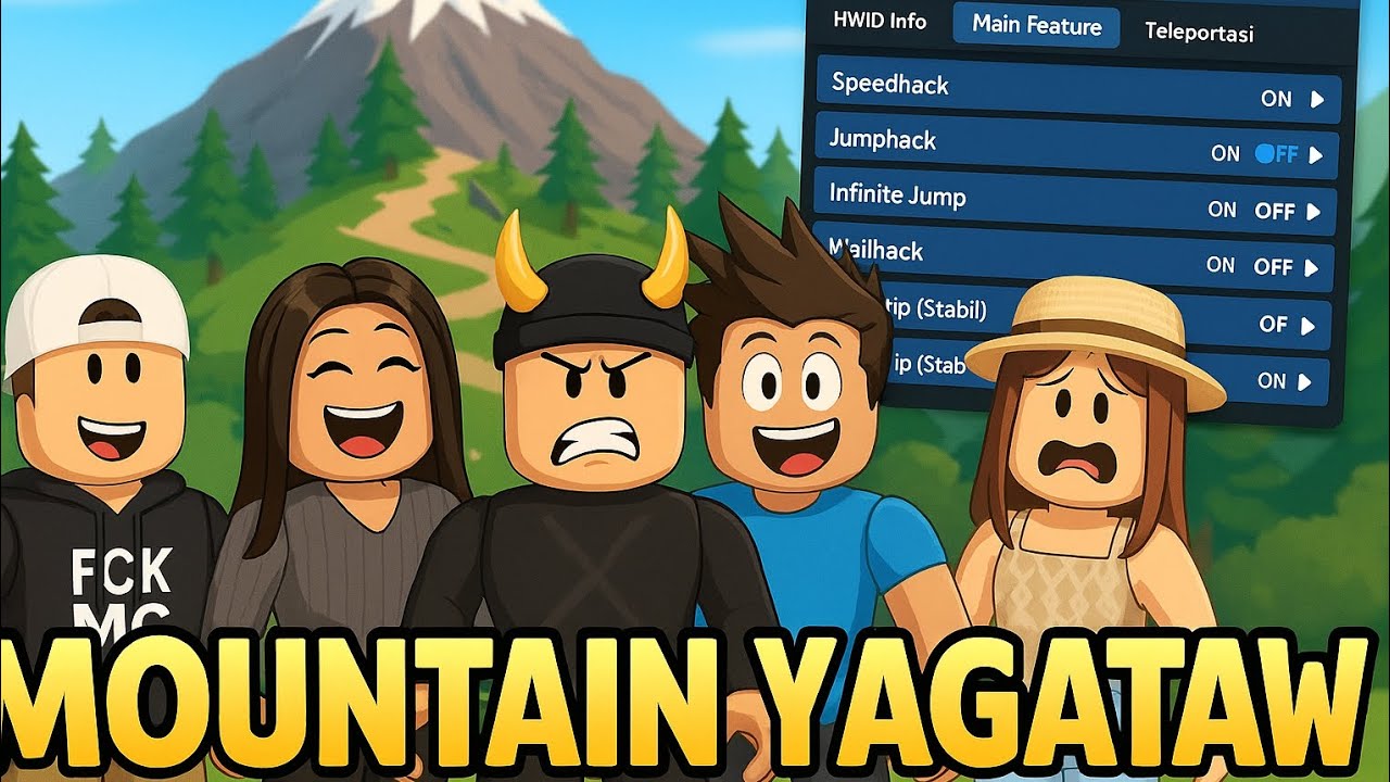 SCRIPT LUA ROBLOX MOUNTAIN YAGATAW - YouTube