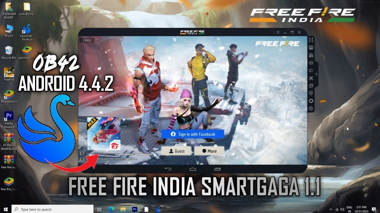 New Free Fire Smartgaga 4.4 Free Fire OB42 Update -| Smartgaga 4.4 FF ...