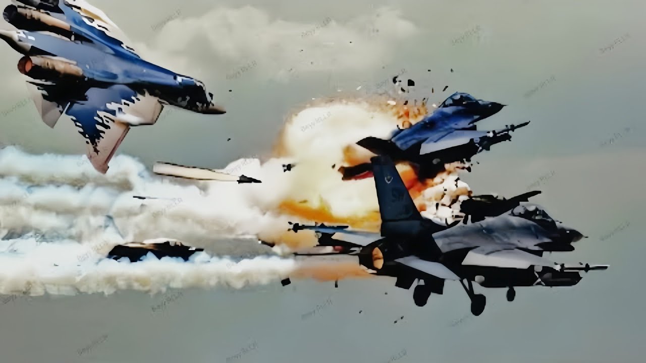 15 Minutes Ago! Ukraine's First F-16 Fighter Jet Shoots Down a Russian ...