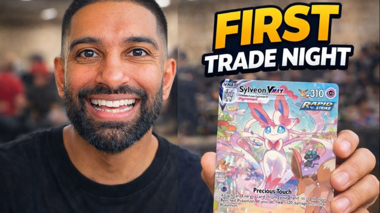 I Went to My First Pokémon Trade Night - YouTube