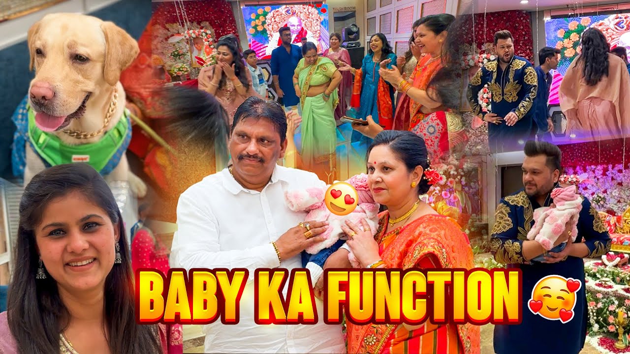 Chote Baby Ka First Family Function 😍 - YouTube