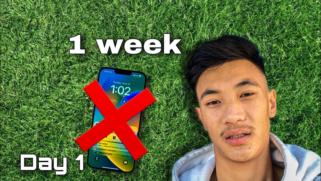 I survive 1 week without a mobile phone // Day 1 - YouTube