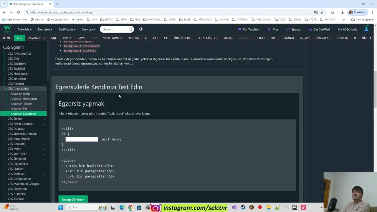 CSS EĞİTİMİ DERS 7 - YouTube