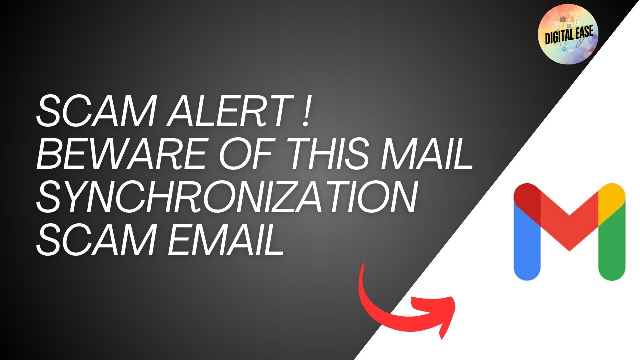 SCAM ALERT - BEWARE Of This Mail Synchronization Scam Email - YouTube