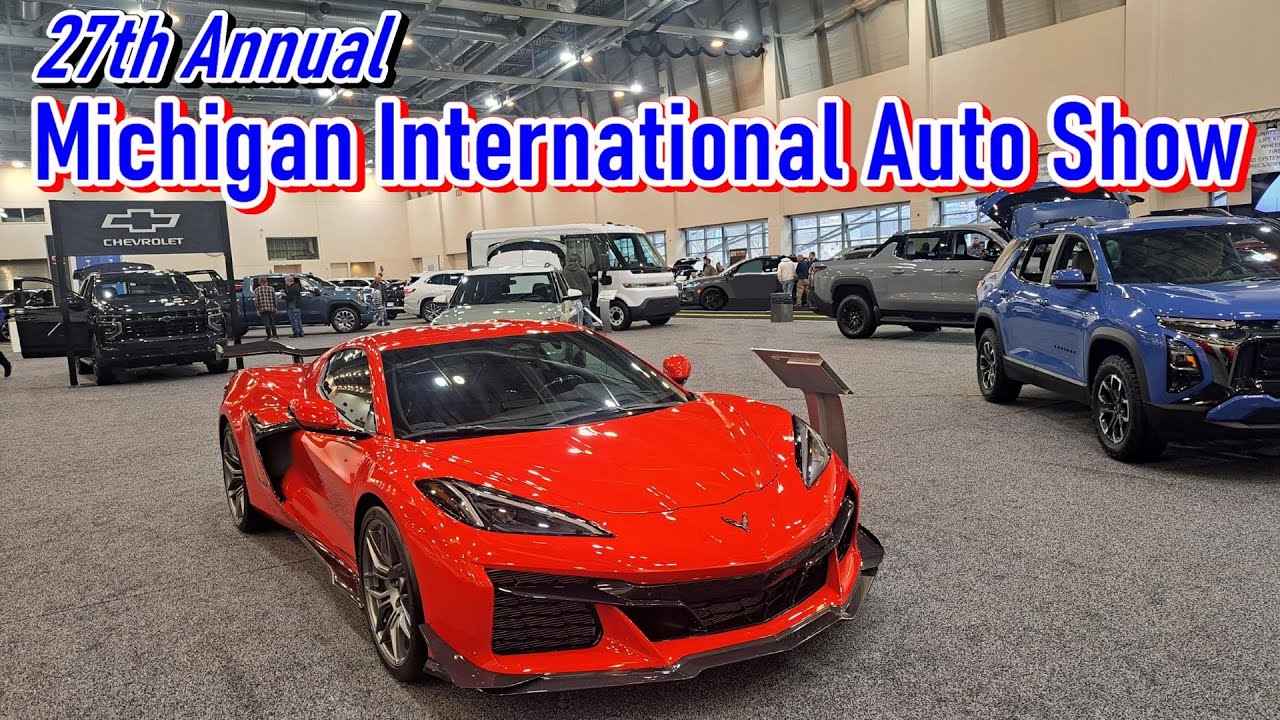 27th Annual Michigan International Auto Show - YouTube