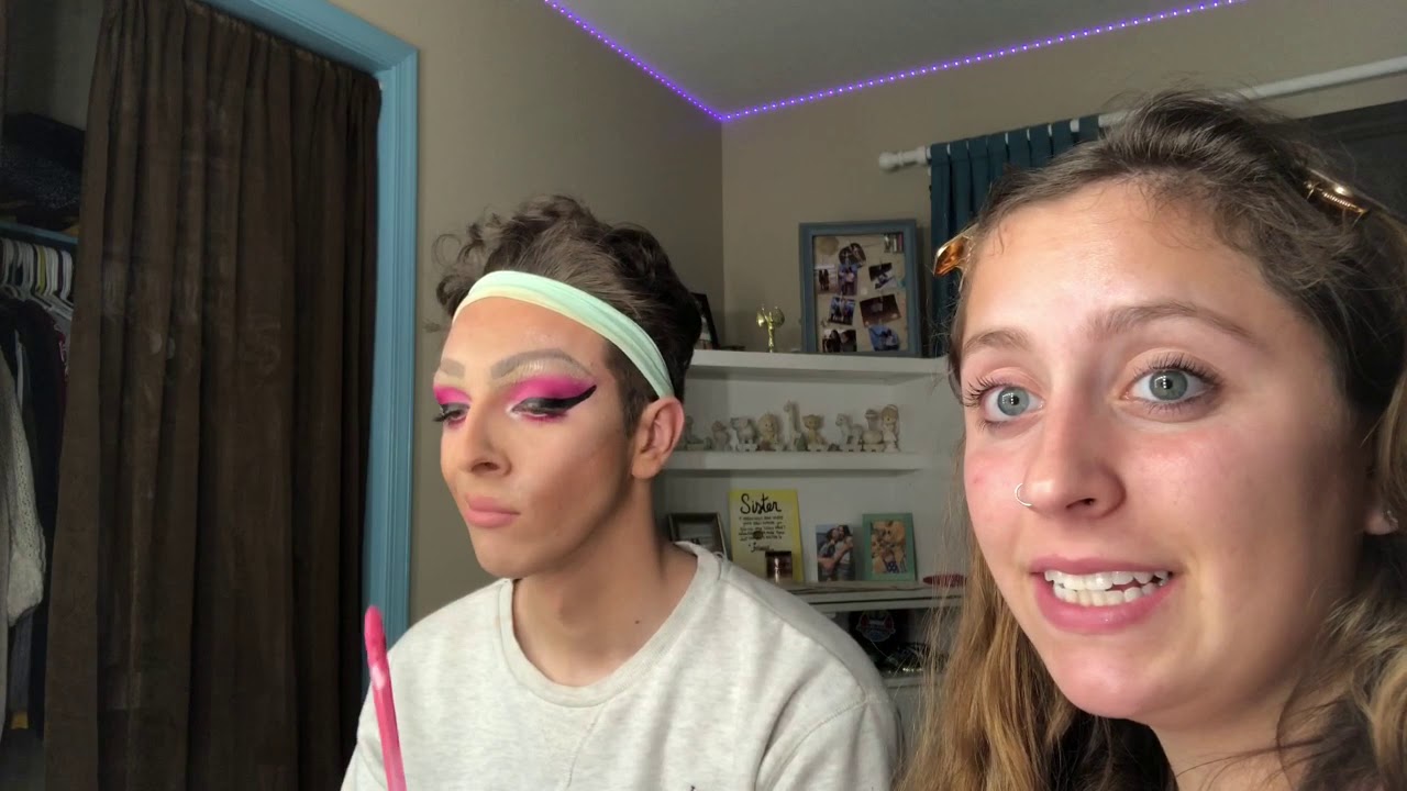 I turned my boyfriend into a Drag Queen - YouTube