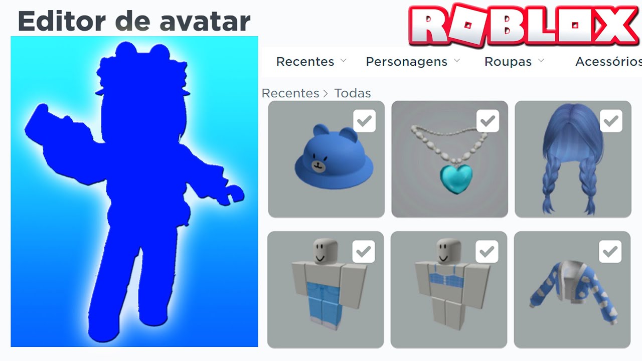 FAZENDO UMA SKIN AZUL NO ROBLOX - Roblox - YouTube
