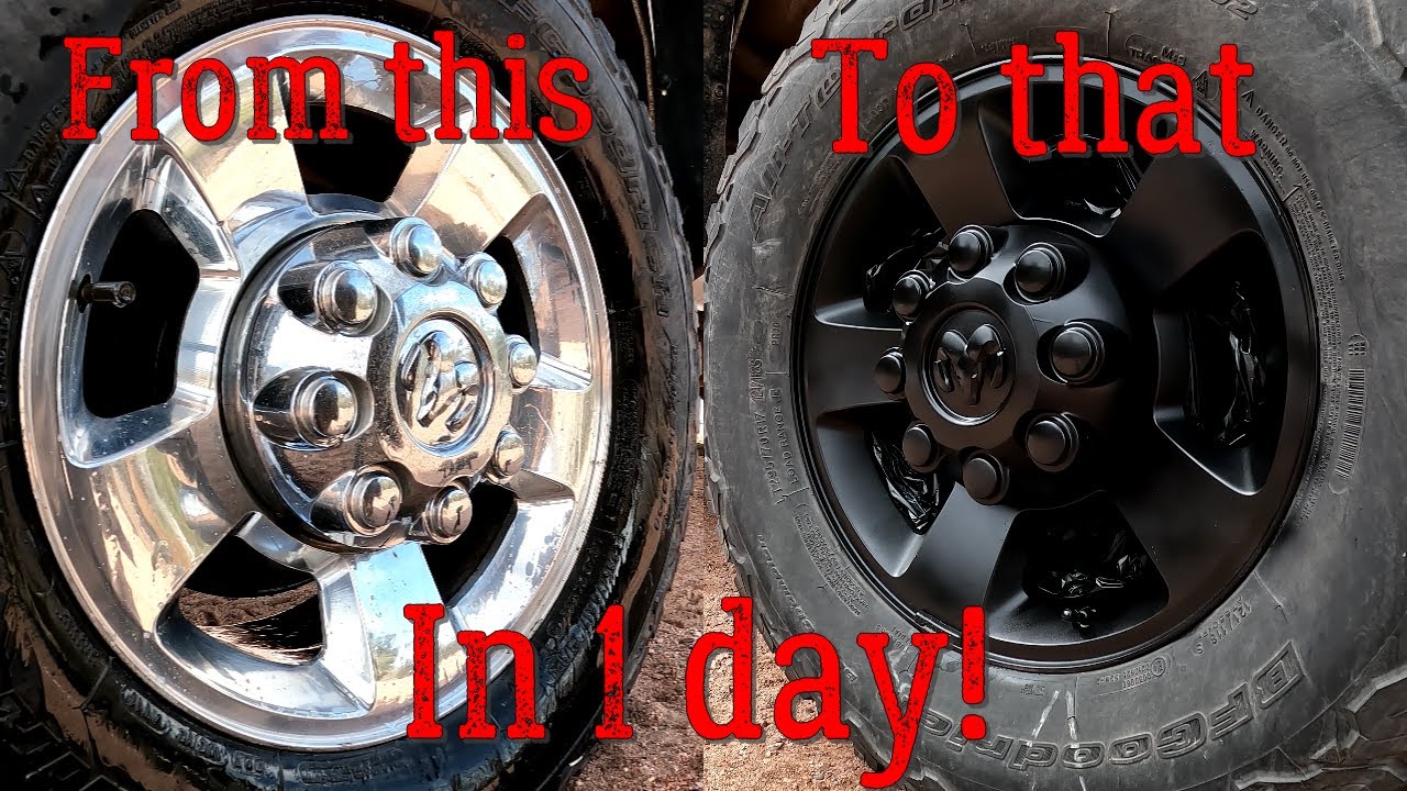 Ep 15. How to paint your rims the cheap and easy way. - YouTube