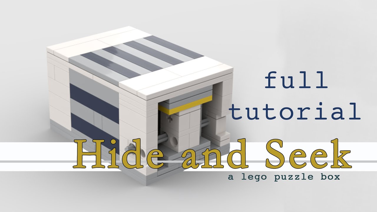 Full Tutorial: How to make the HIDE AND SEEK Lego Puzzle Box - Level 6 ...