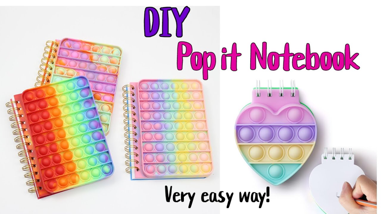 DIY pop it notebook/How to make pop it notebook at home/Pop it notebook ...