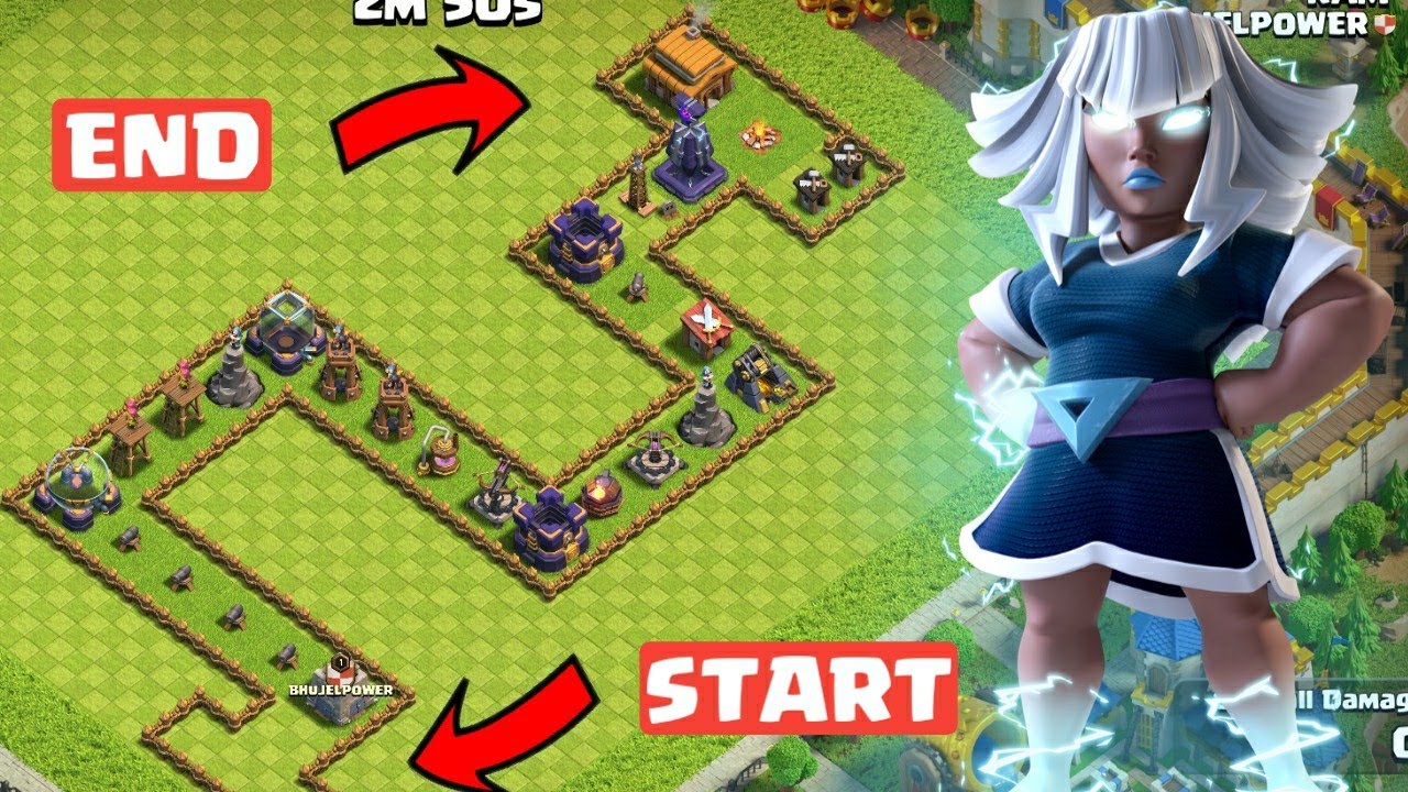 Most Powerful Troops Vs Impossible Base Formation - Clash Of Clans - YouTube