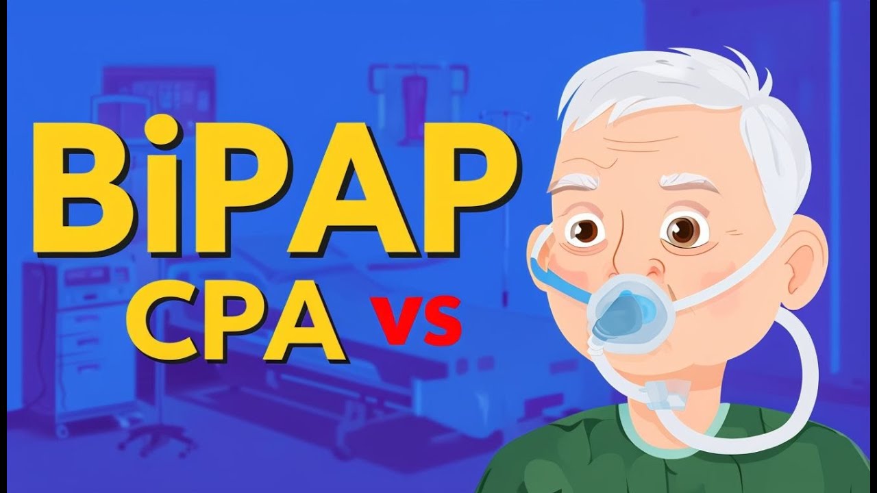 BiPAP vs CPAP (Made Easy) | Understanding Noninvasive Positive Pressure Ventilation (NPPV) - YouTube