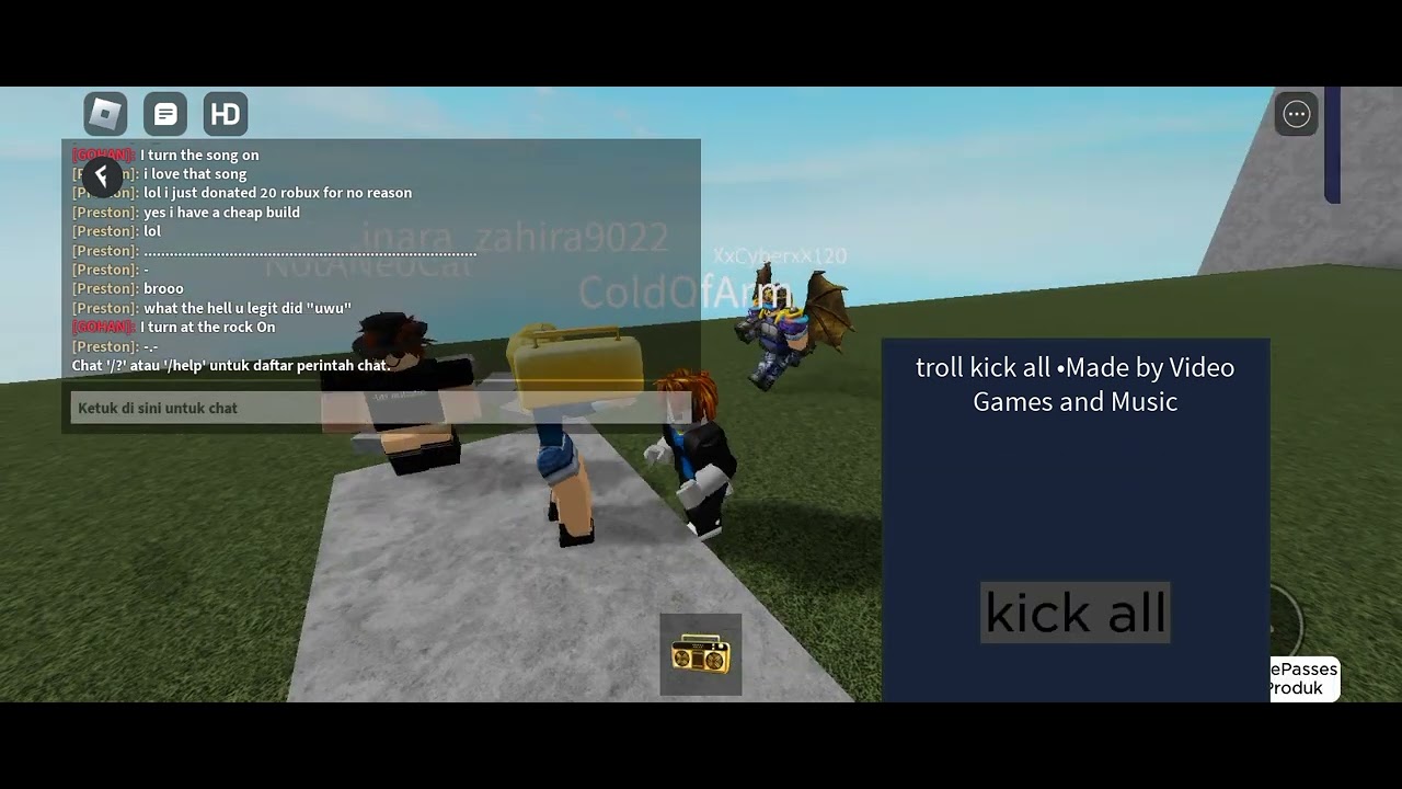script roblox troll gui kick all fe #script #roblox #games - YouTube