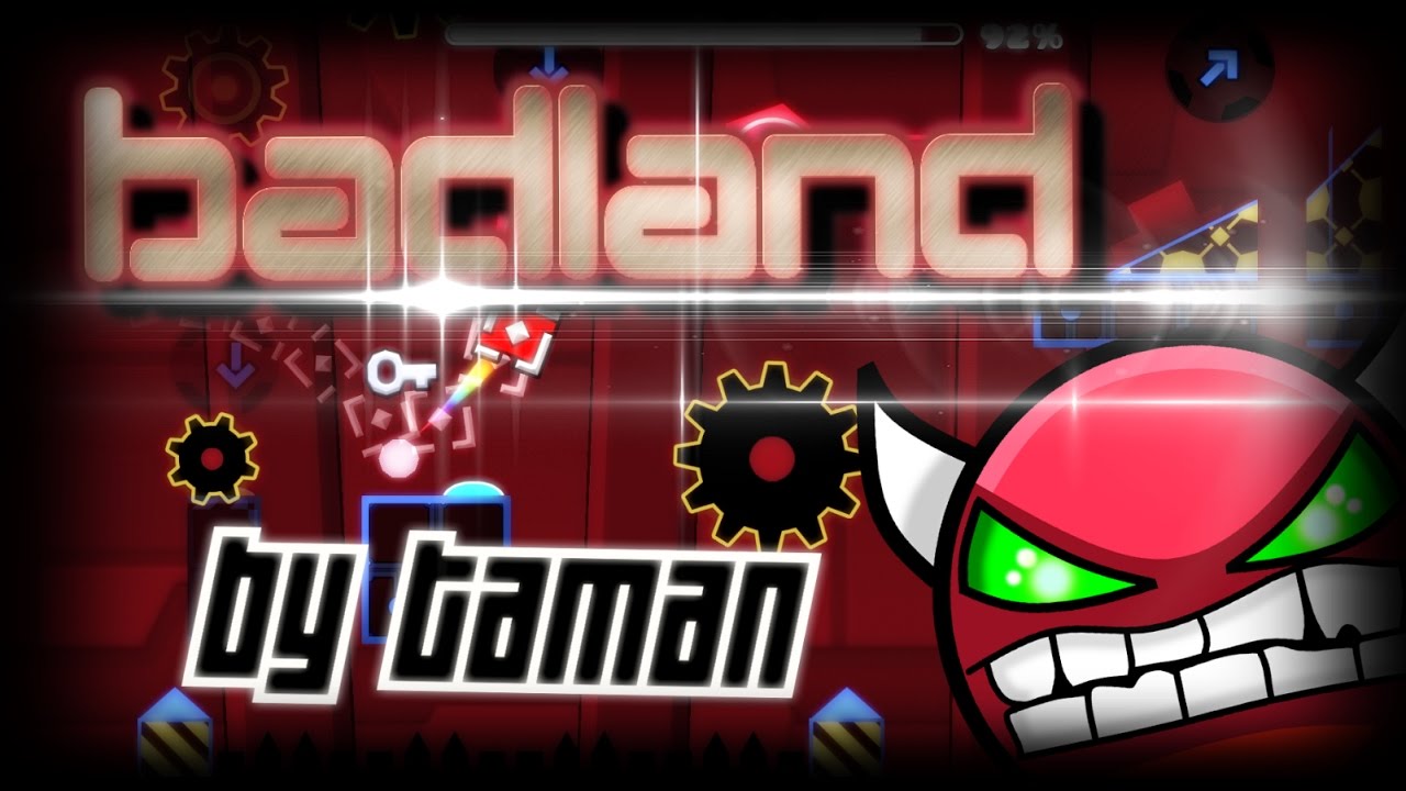 Geometry Dash | Badland (Easy Demon) by Taman (On Stream) - YouTube