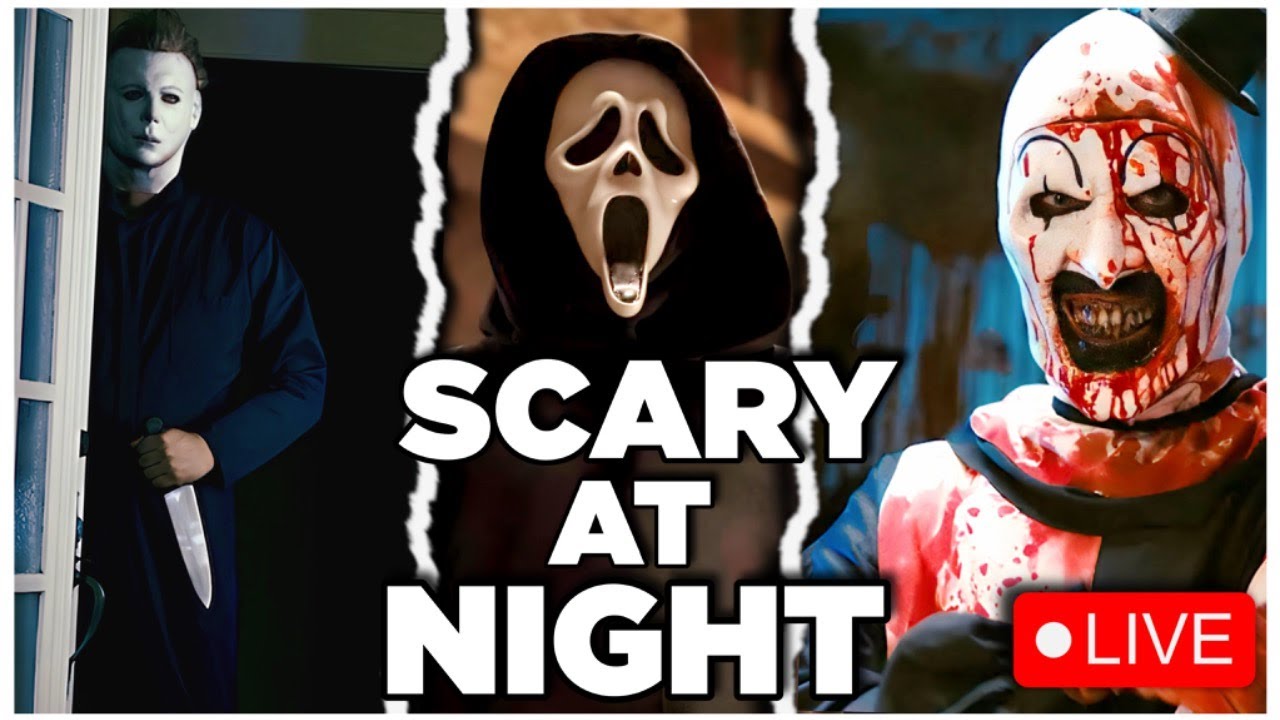 SCARY AT NIGHT *LIVESTREAM* HALLOWEEN FRANCHISE , SCREAM 7 , TERRIFIER ...