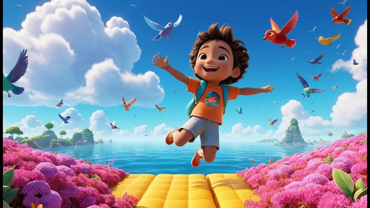 Fly, Fly So High, Up into the Sky | Fun Nursery Rhyme for Kids | Sing ...