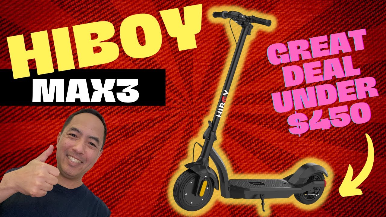 HIBOY MAX3 REVIEW - 350W SCOOTER FOR UNDER $450! Sometimes A Scooter Is ...