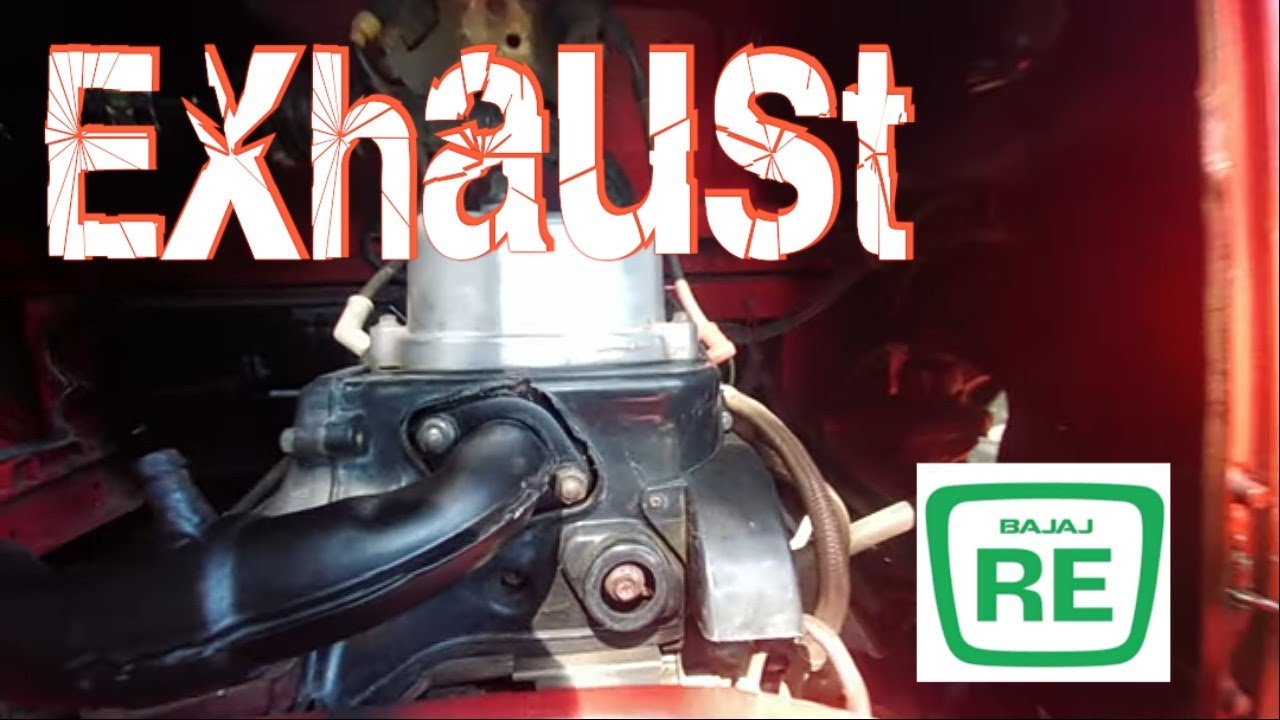 DIY REPAINT EXHAUST PIPE BAJAJ RE - YouTube