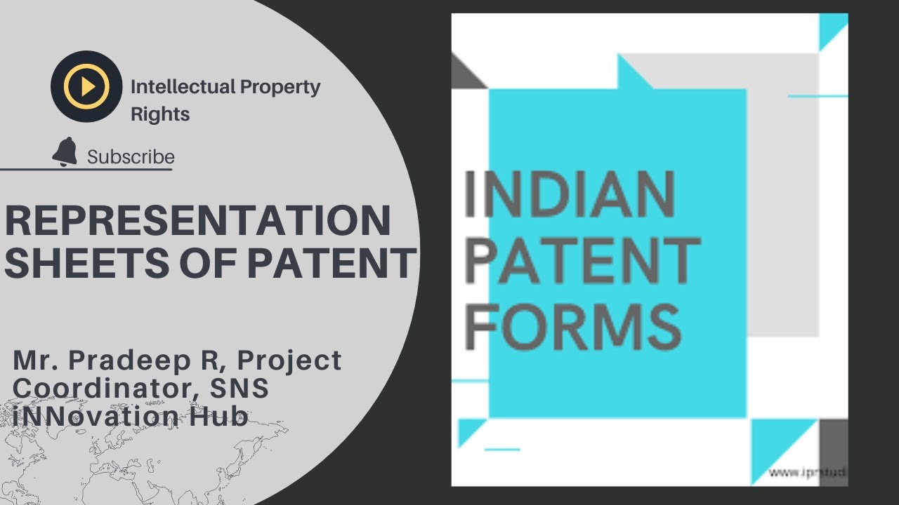 Mr. Pradeep R | Representation sheet Patent | SNS Institutions - YouTube