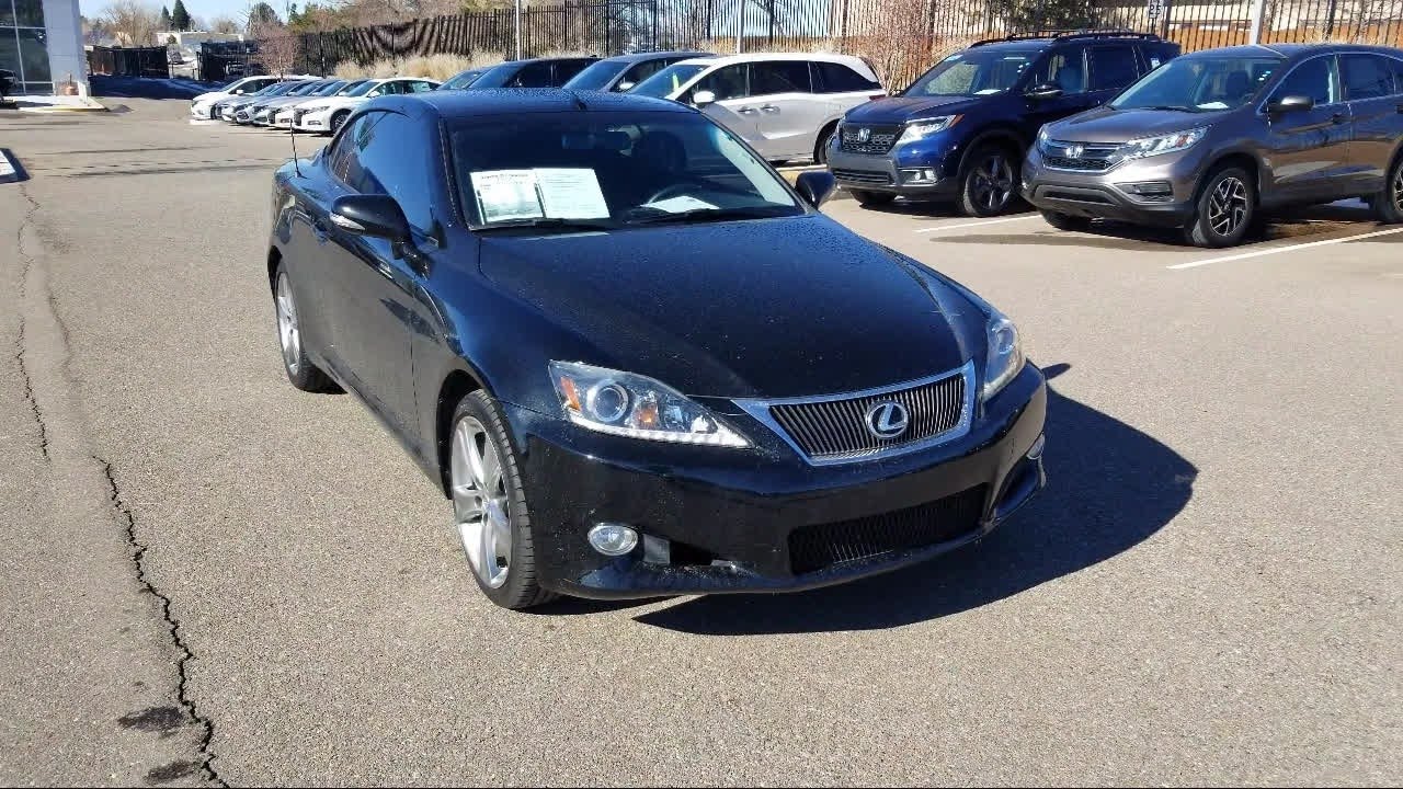 2011 Lexus IS Convertible 250 C - YouTube