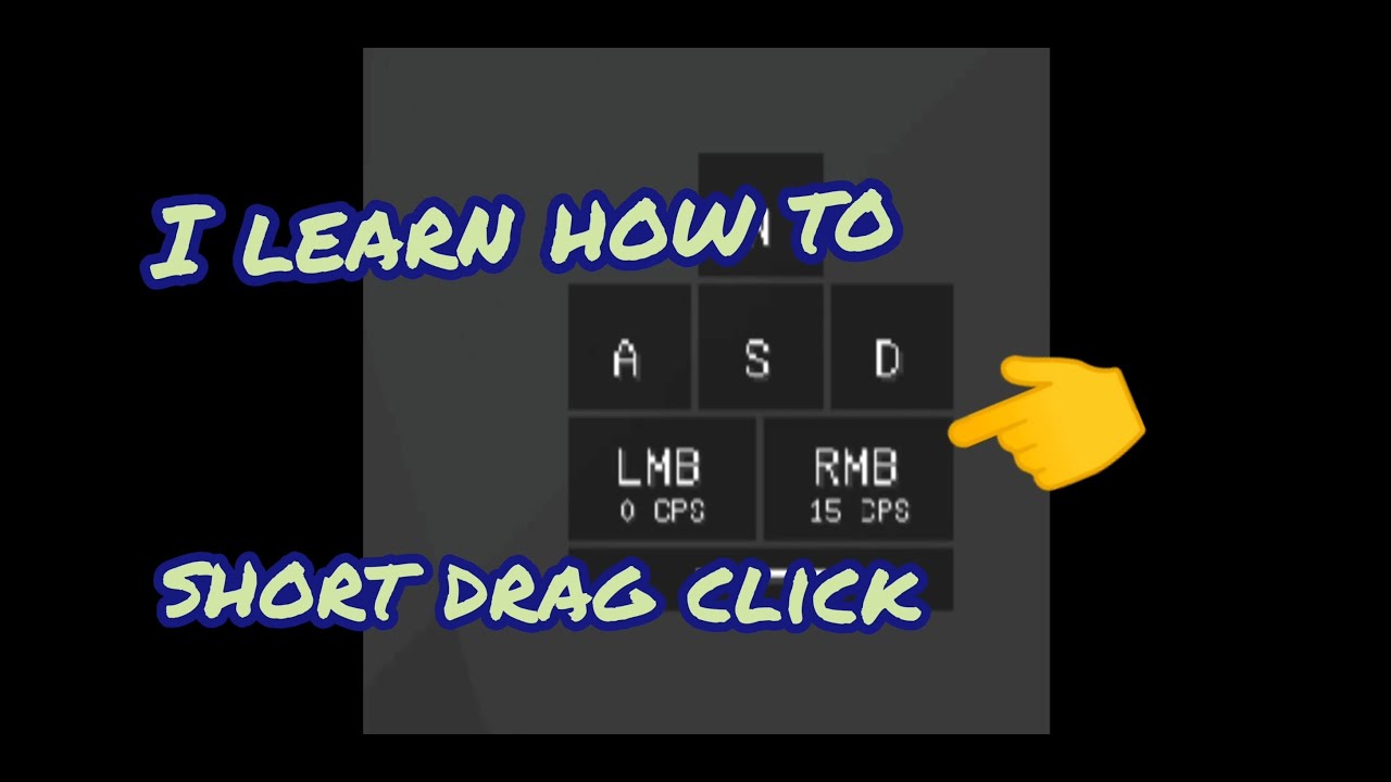 I learn how to short drag click！ - YouTube