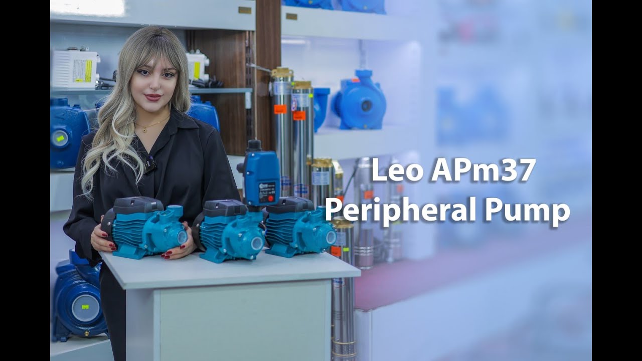 Leo APm37 Single Phase Peripheral Pump - YouTube