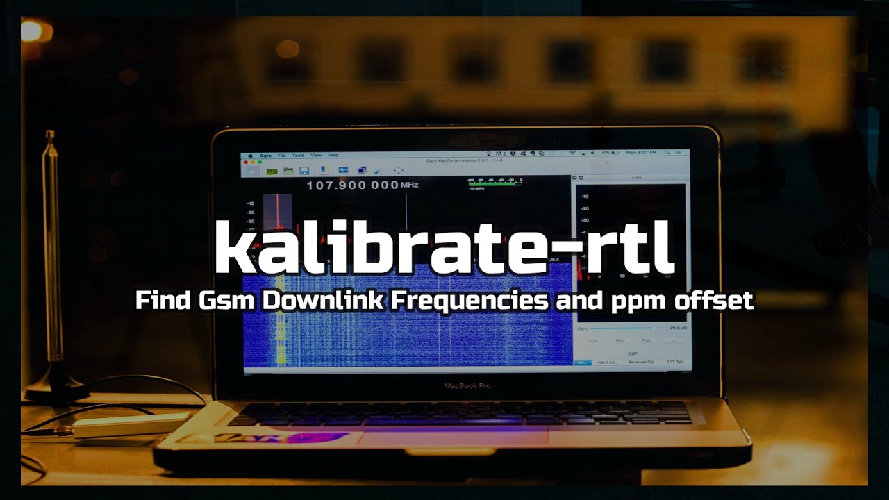 Find Gsm (2G) downlink frequencies using kalibrate_rtl - YouTube