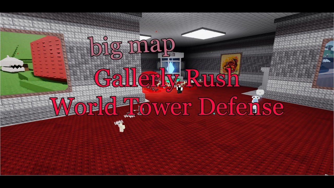 Big Map? [World Tower Defense] Gallery Rush Win - YouTube