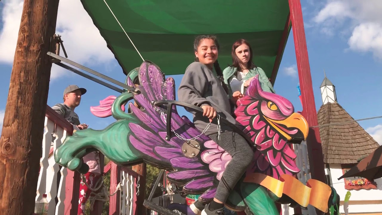 Renaissance Festival kids ride - YouTube
