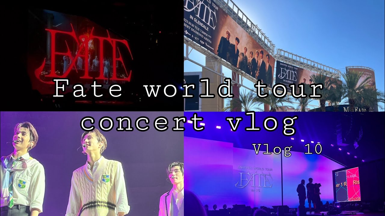 Fate World Tour Concert Vlog - YouTube