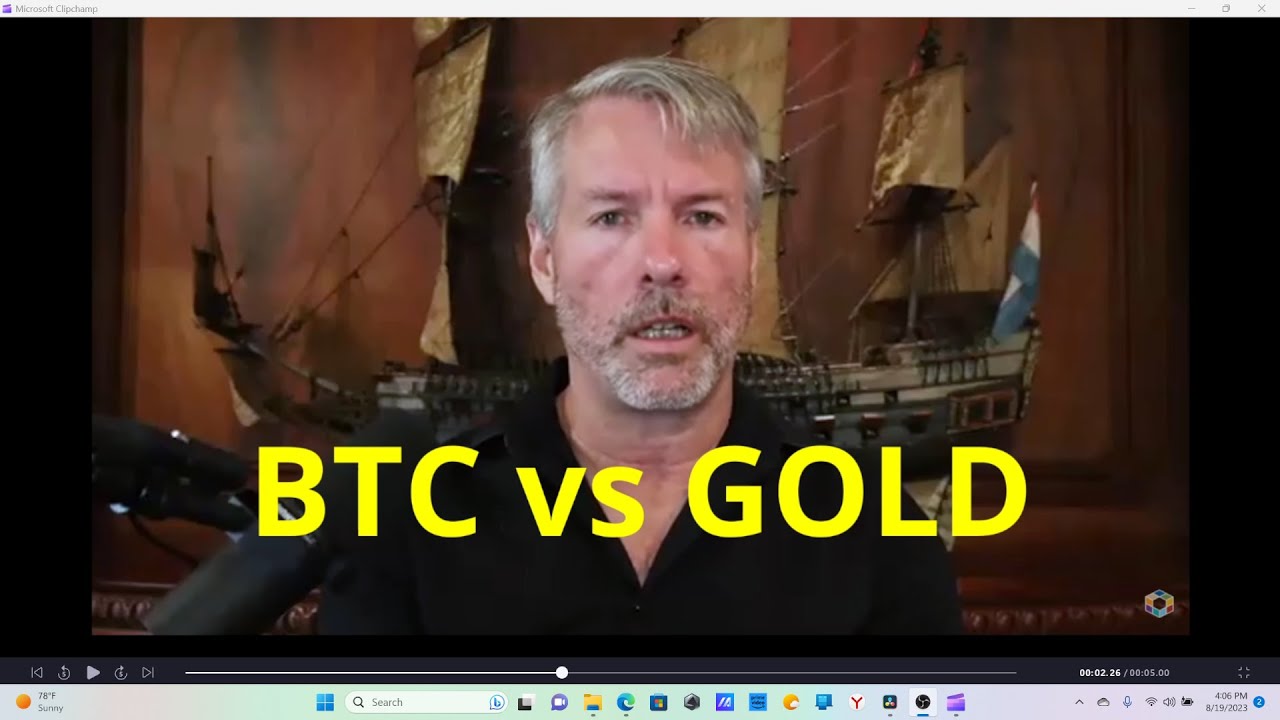 Bitcoin vs Gold a Great Debate Won by Michael Saylor - YouTube