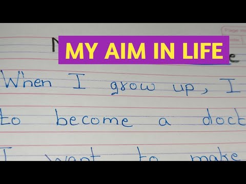 I want to become a doctor / 10 Lines on My Aim in Life / Essay on My ...