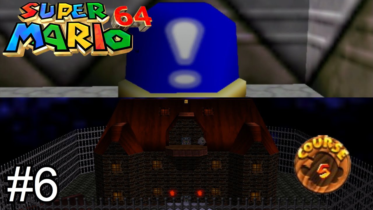 【超級瑪利歐64 #6︱Super Mario 64 Walkthrough #6】大害羞幽靈的大宅︱Big Boo's Haunt (中英 ...