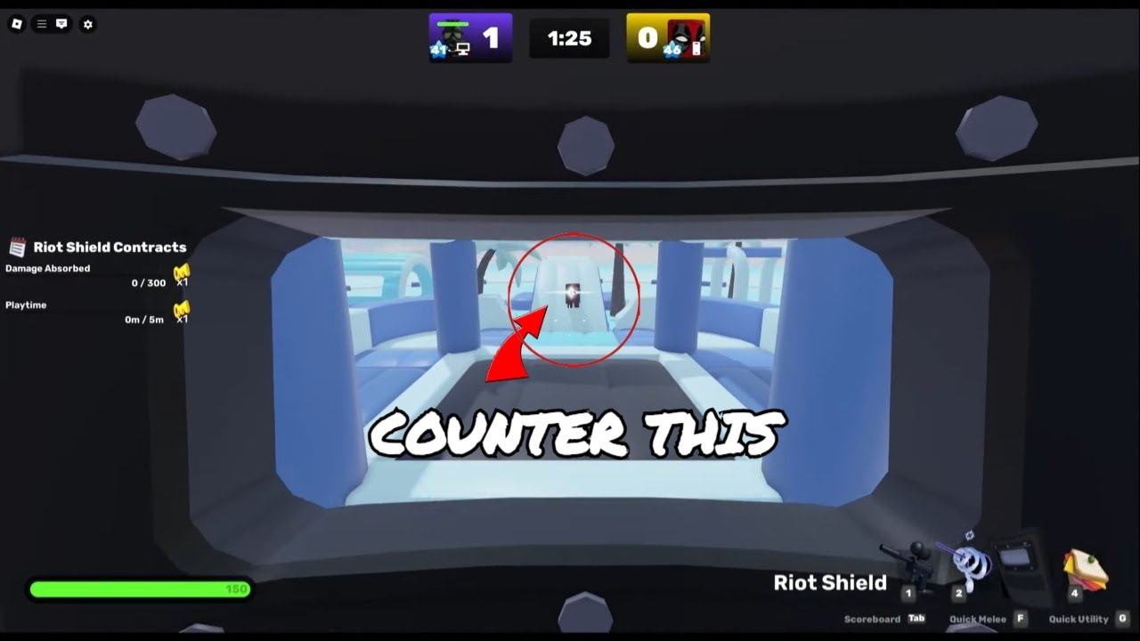 You Won't Believe The Power Of Riot Shield In Roblox Rivals - YouTube