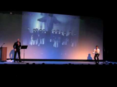 MARTY THOMAS AND FRANKIE JAMES GRANDE PERFORM ATHE THE BROADWAY BEAUTY ...
