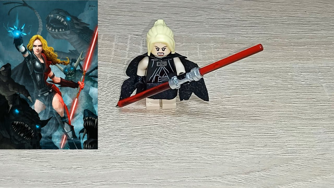 Лего кастомна Дарт Занна (lego custom Darth Zannah) - YouTube