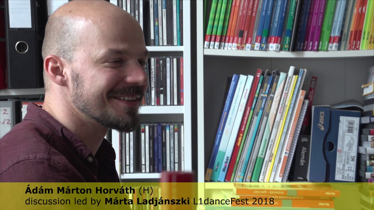 Talking through V4+ with Ádám Márton HORVÁTH (H) at L1danceFest 2018 ...