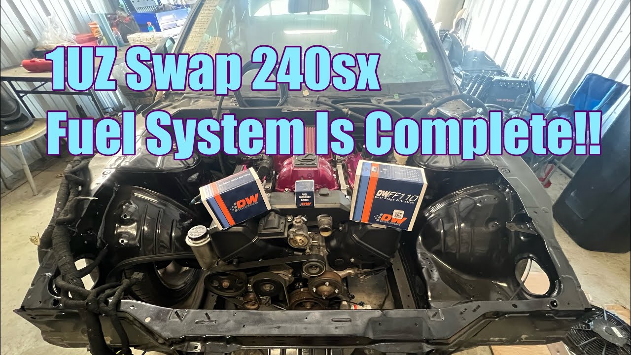 MY V8 NISSAN 240SX FUEL SYSTEM IS COMPLETE!! // ONE STEP CLOSER - YouTube