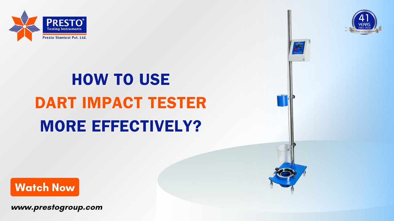 How to use dart impact tester more effectively? | presto group - YouTube