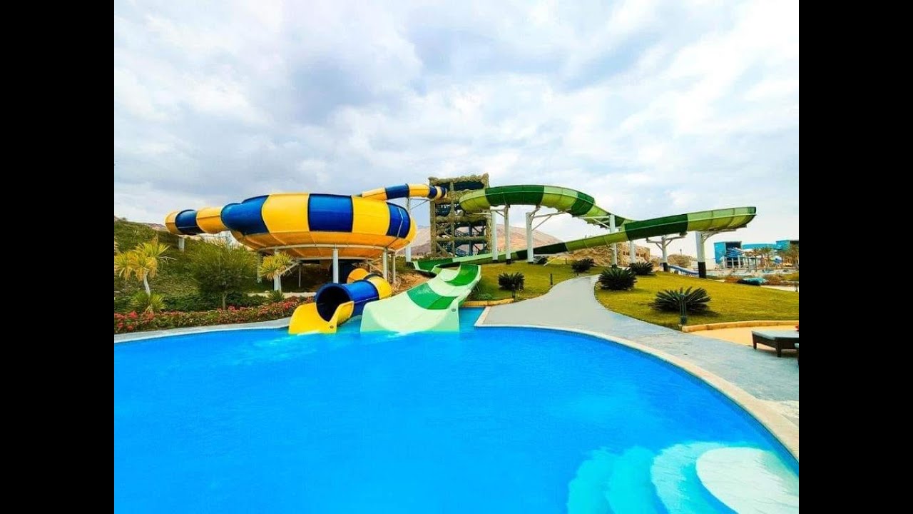 Enjoy in and have fun at Elgalala Aqua Park - YouTube