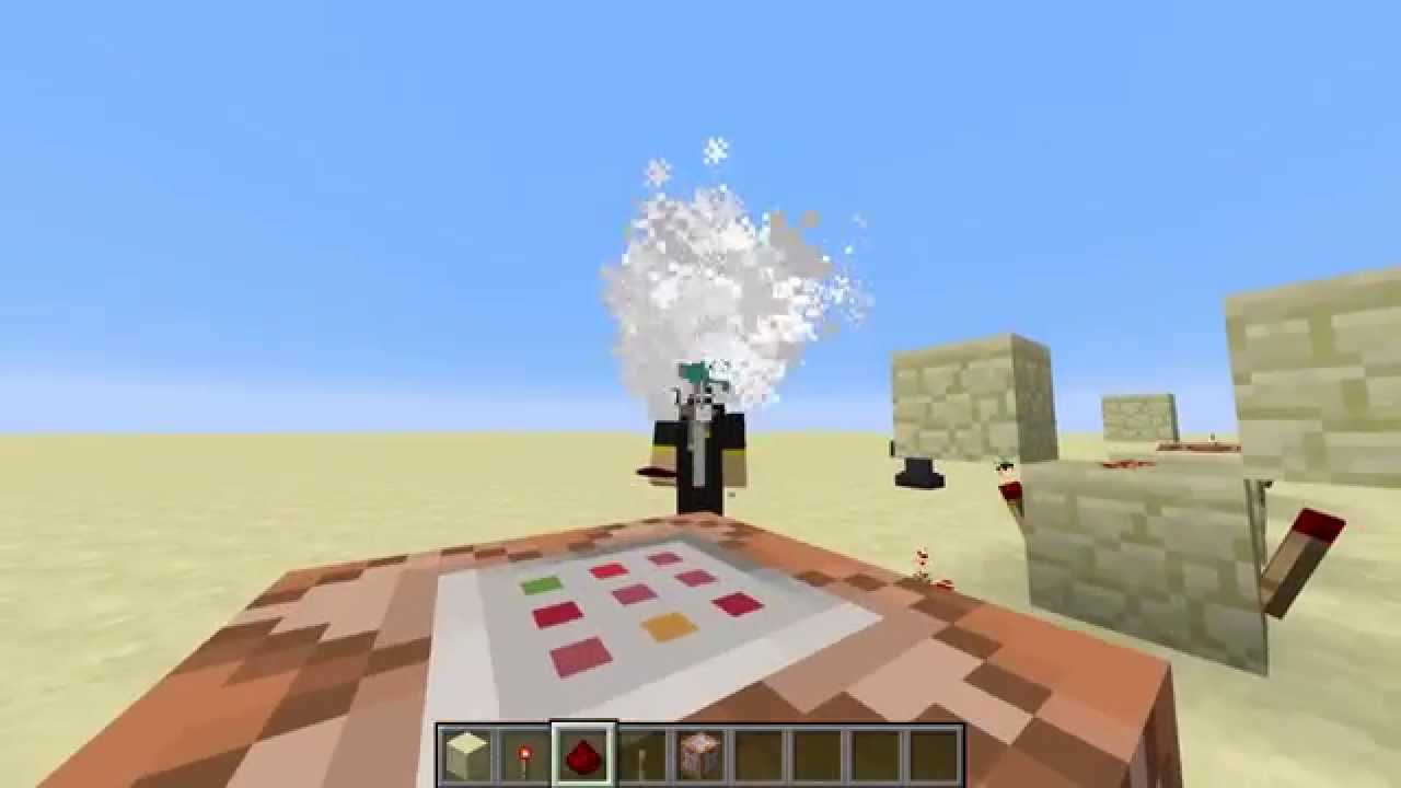 Minecraft redstone tutorial - Particle Hats - YouTube