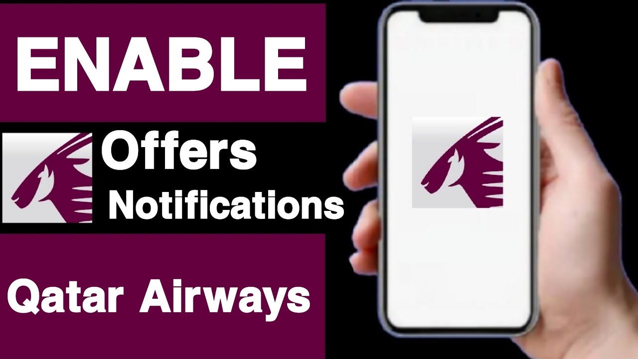 How to enable offers notifications on qatar airways account||Unique ...