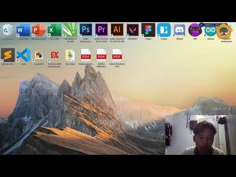 Led Running menggunakan AtMega 8535 dan Button | Menggunakan Software Proteus 8 dan ...